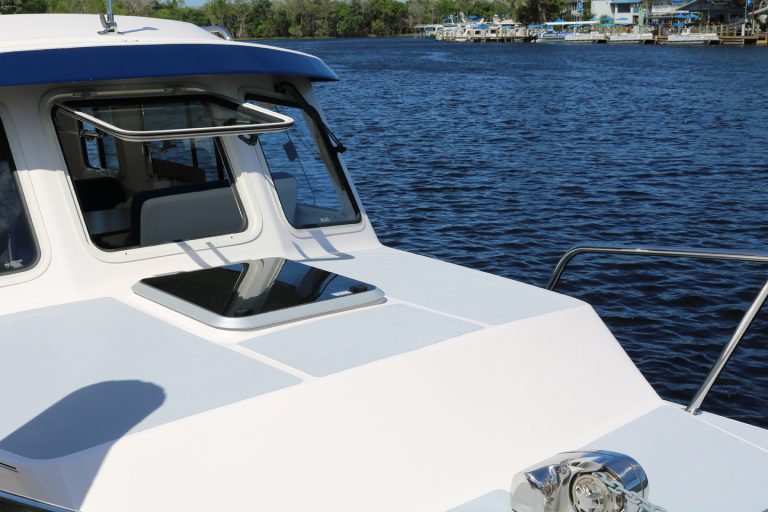 Our 25' TomCat Catamaran | C-Dory Boats