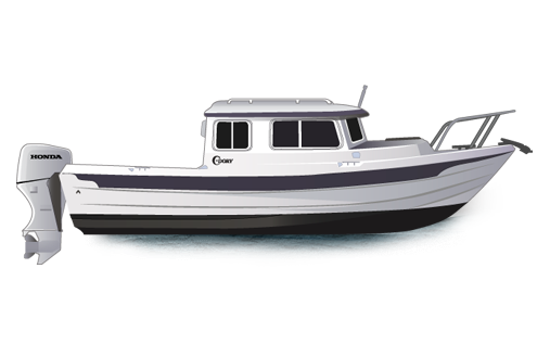 Our 22' Cruiser Boat | C-Dory Boats